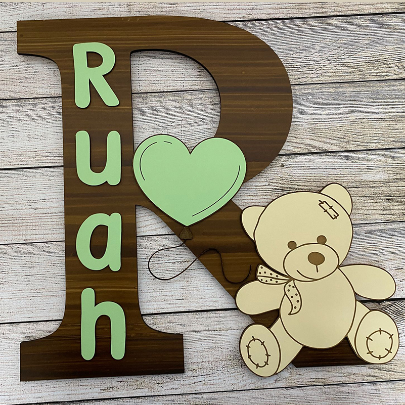 Inital Name Sign - Bits and Bobs