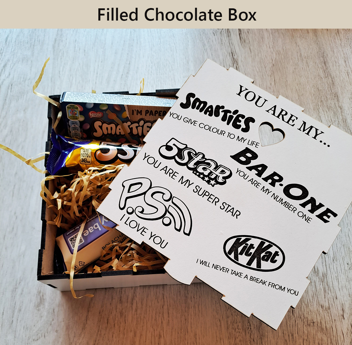 Filled Chocolate Box Gift Set - Bits and Bobs
