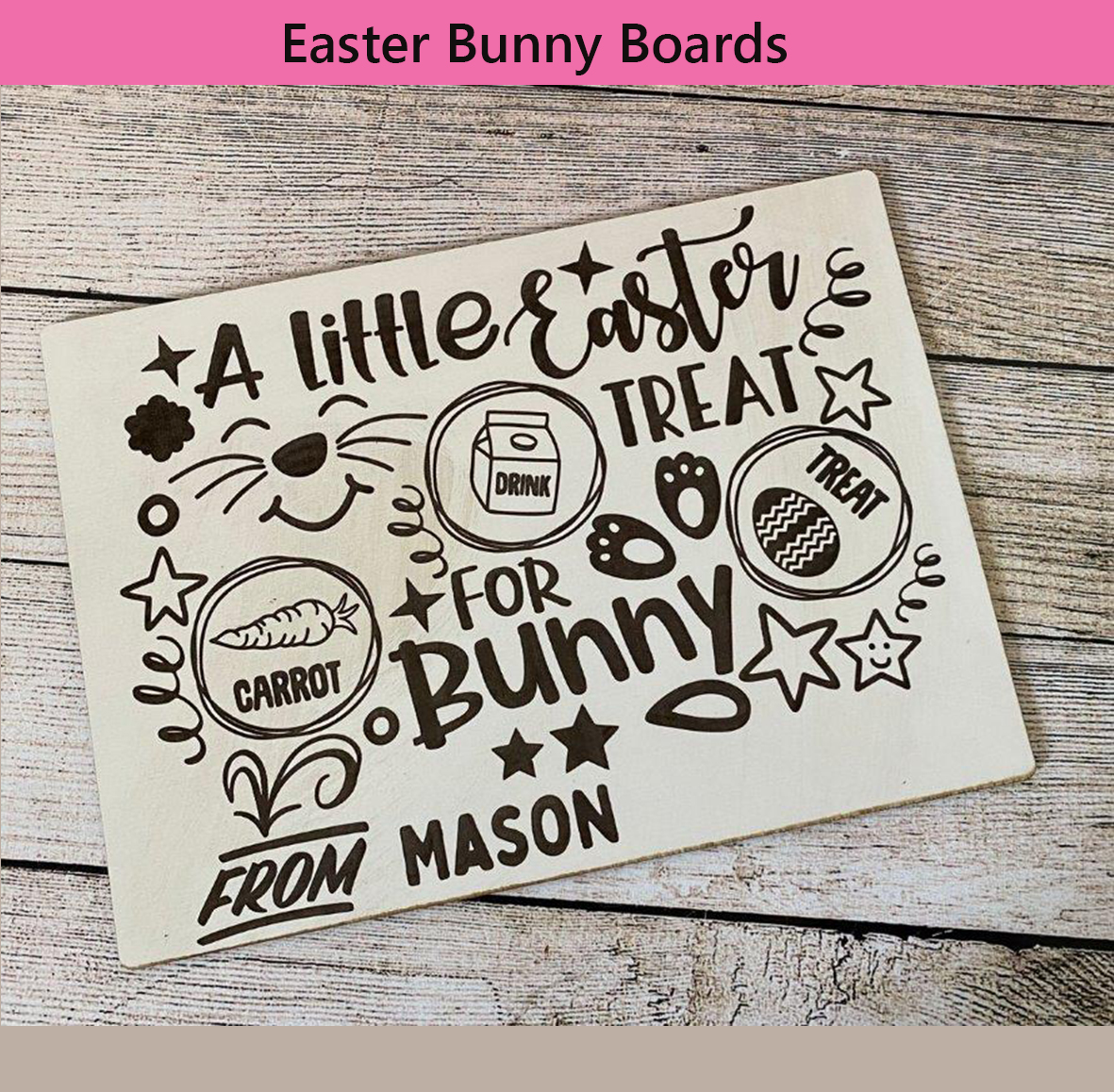 Easter Bunny Boards - Bits and Bobs